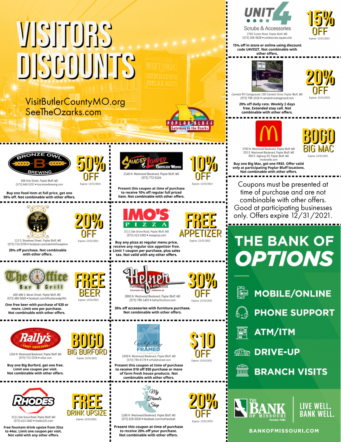 Visitors Coupons
